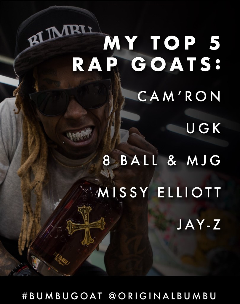 Lil Wayne Shares His 5 GOAT Rappers – The Hip-Hop Foodie
